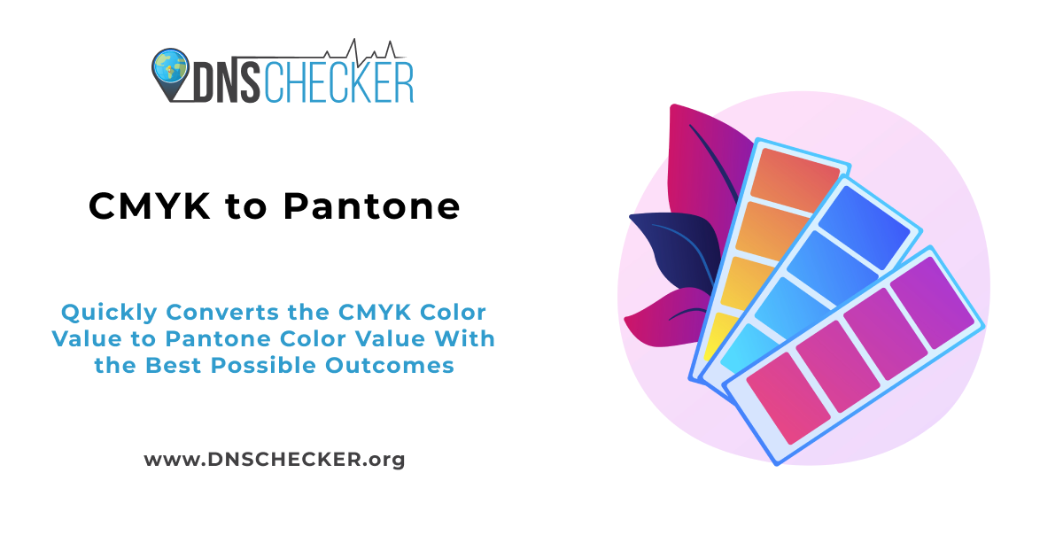 CMYK To Pantone Color Converter