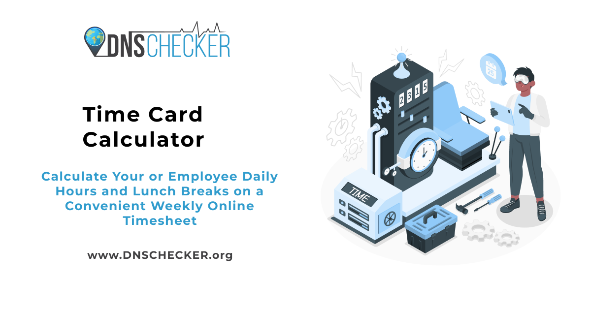 Time Card Calculator - Work Hours Calculator